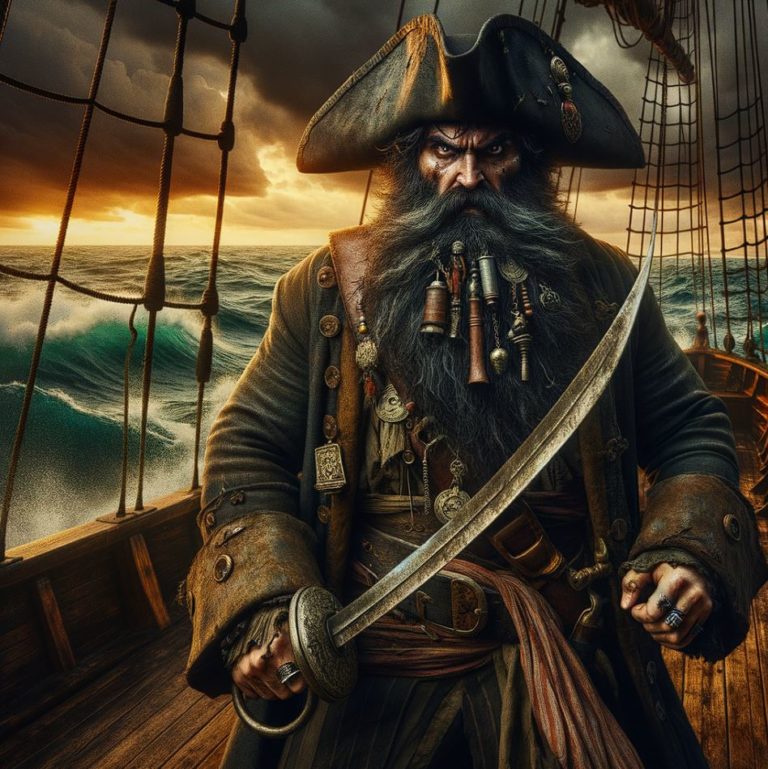 Edward Teach: O famoso Barba Negra - Manolagem